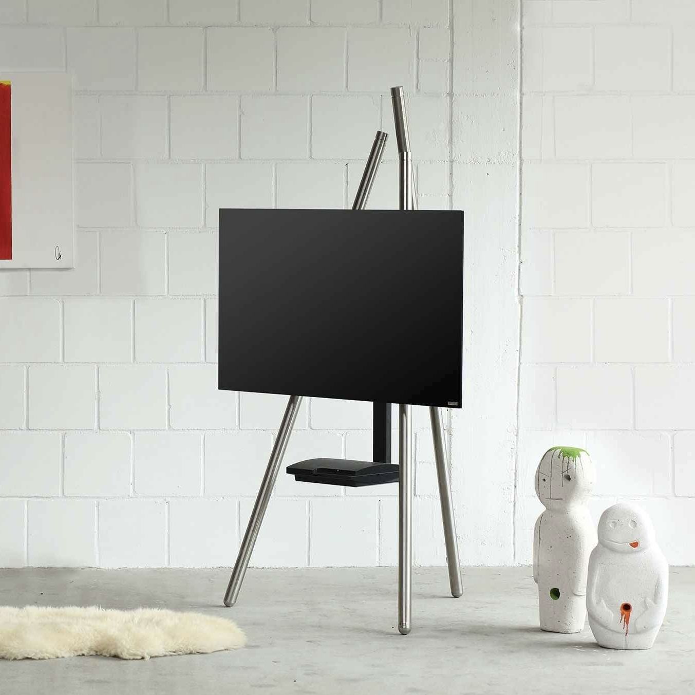 Suporte de piso para TV contemporâneo - TRIPOD - wissmann raumobjekte ...