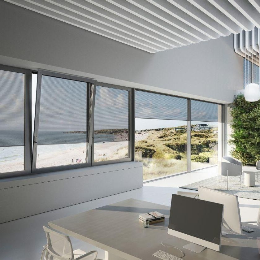 Janela em madeira - FWS 50/60 - Schüco - basculante / com vidro duplo ...