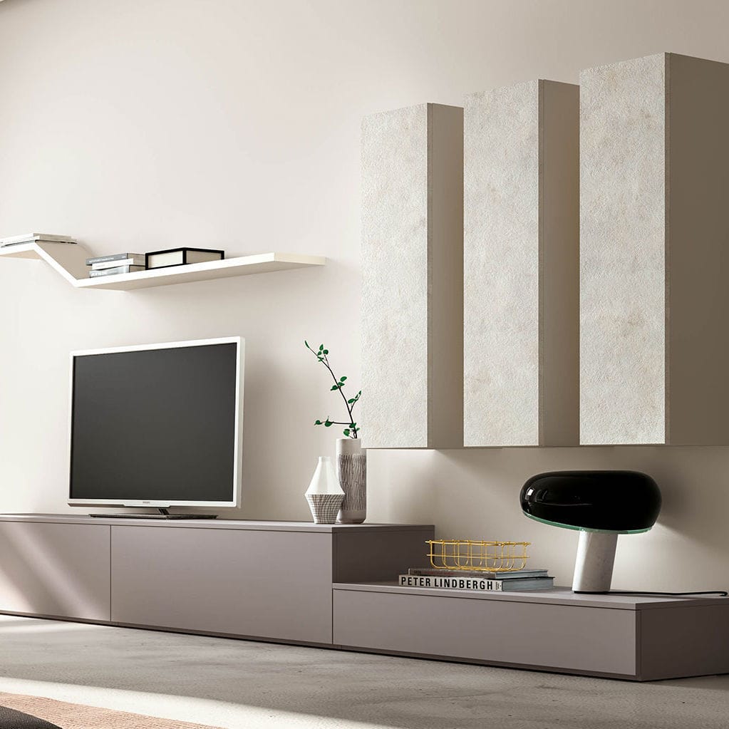 Móvel de parede para TV moderno - Im20_l17 - Clever - em laminado ...