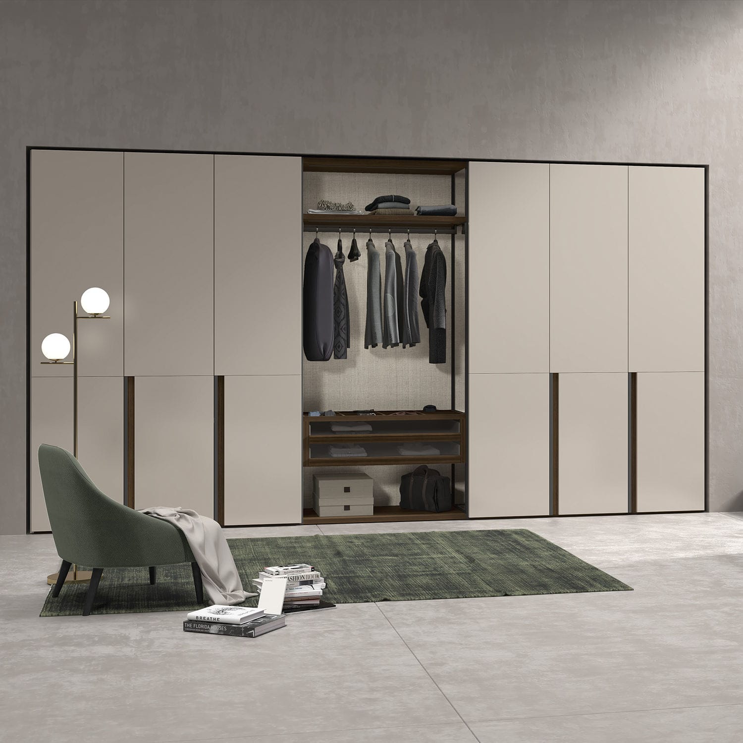 Guarda-roupa de parede - VITALYTY CUTTING - ColombiniCasa ...