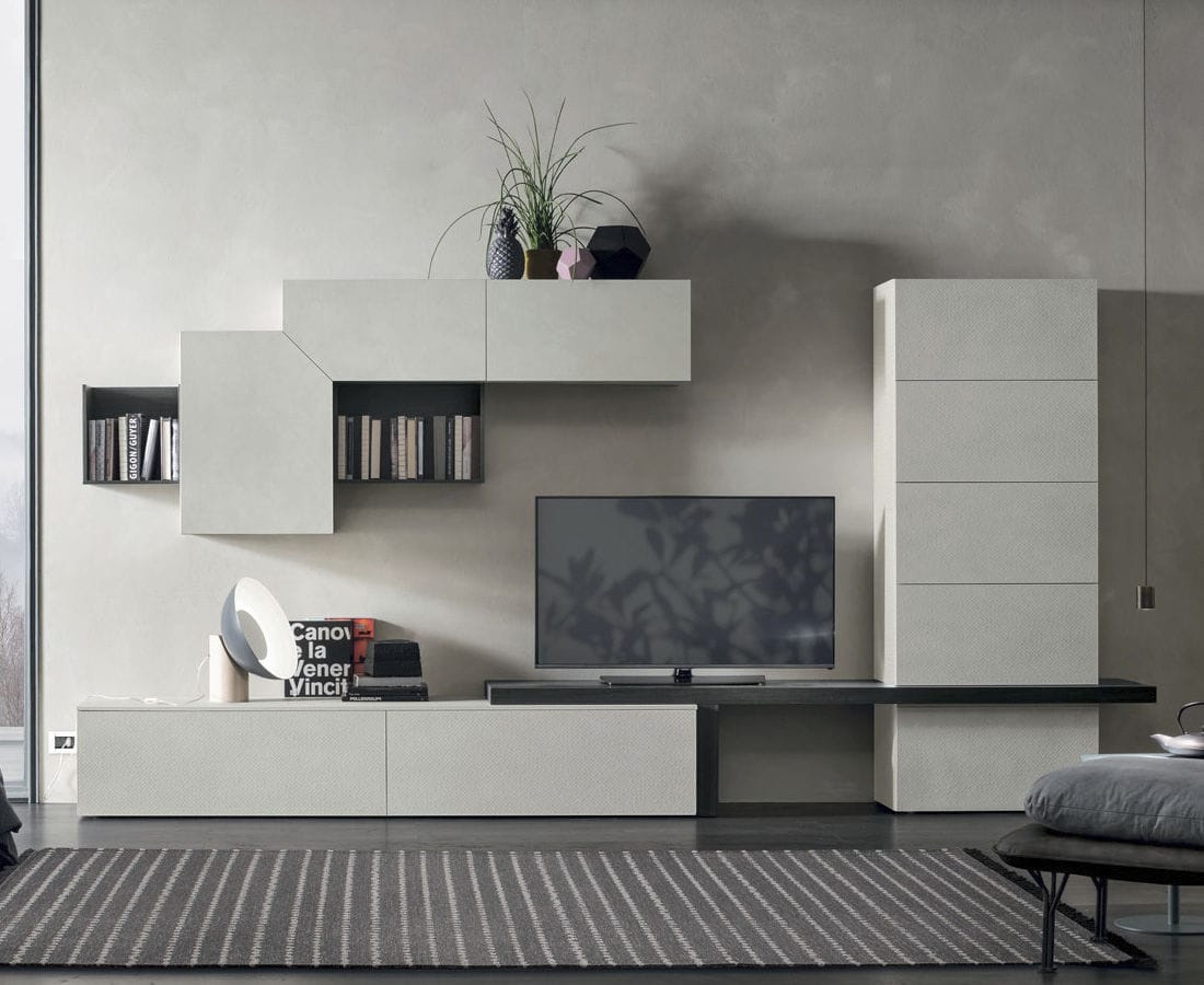 Móvel de parede contemporâneo para TV - Atlante UNIT_AT106 - TOMASELLA ...