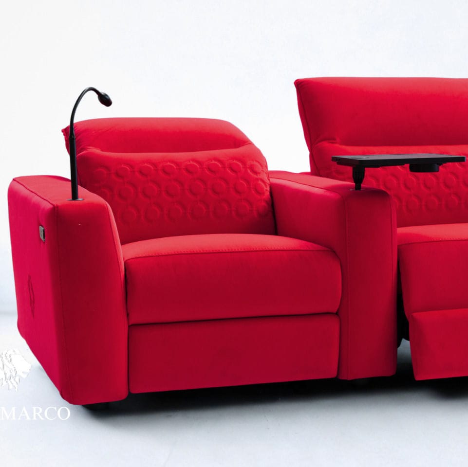 Poltrona de cinema em veludo - ACCESSORY series - SAN MARCO - home ...