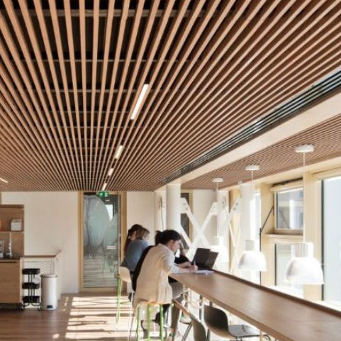 Painel acústico para parede - LINEA 9.2.1 - LAUDESCHER - em pinho ...