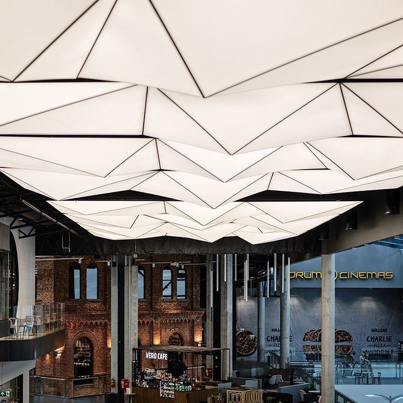 Forro de tela tensionada em material têxtil - JM, DESCOR - Saros Est OÜ ...