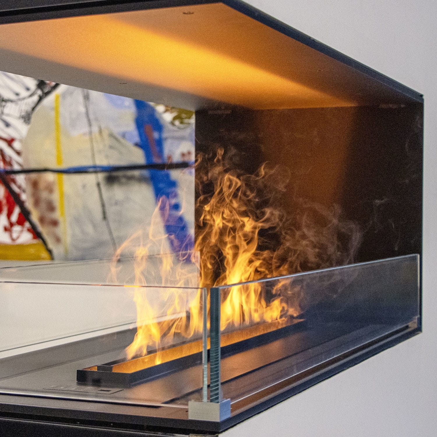Lareira embutida aberta elétrica - Montreal - Attika Feuer AG - com 3 ...