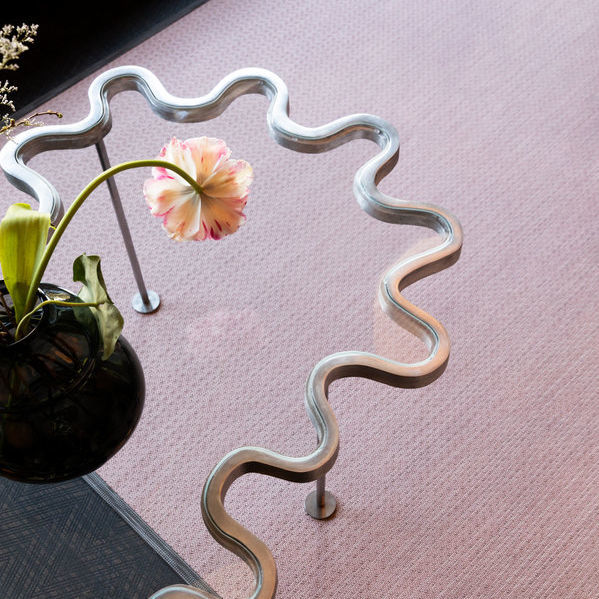 Tapete contemporâneo - QUARTZ - BOLON - de cor lisa / em PVC / de fibra ...