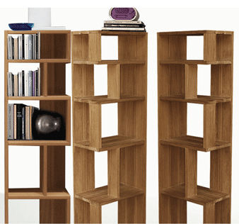 Estante contemporânea - NOON - Deesawat Industries - em teca