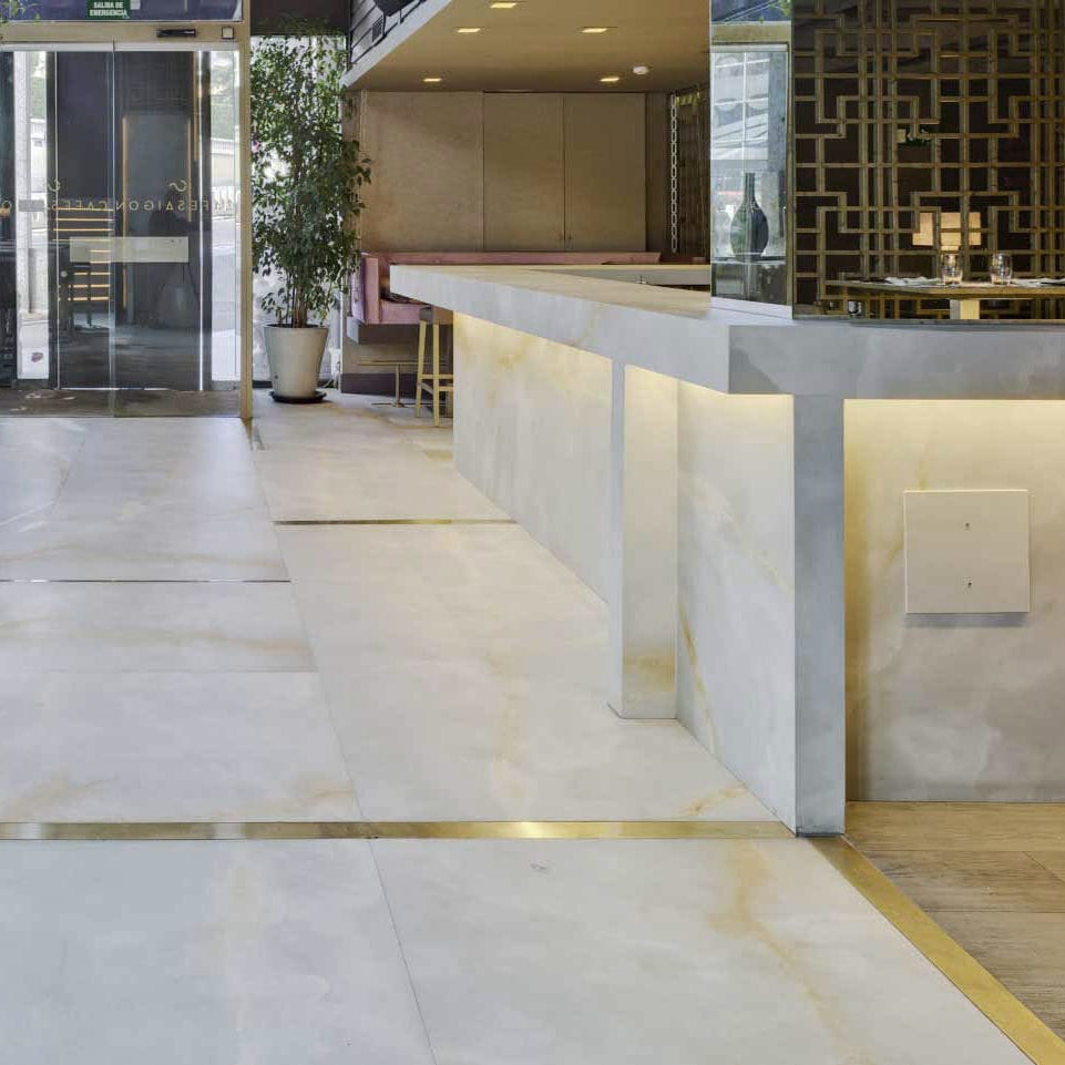 Placas de revestimento para ambiente interno - TECHLAM® : AGATHA BIANCO ...