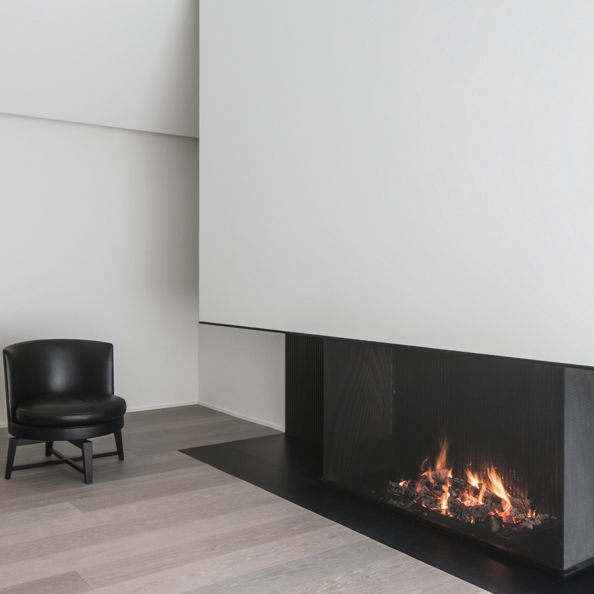 Lareira a lenha - UNIVERSAL 4 - Metalfire Architectural fireplaces - de ...