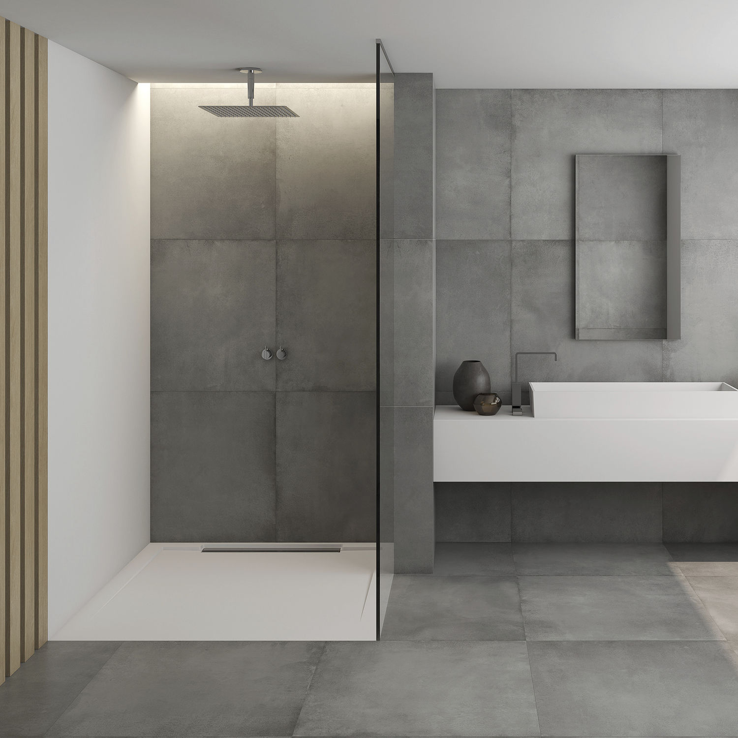 Piso de box retangular - LINE Y - HIDROBOX by absara - de sobrepor / ao ...