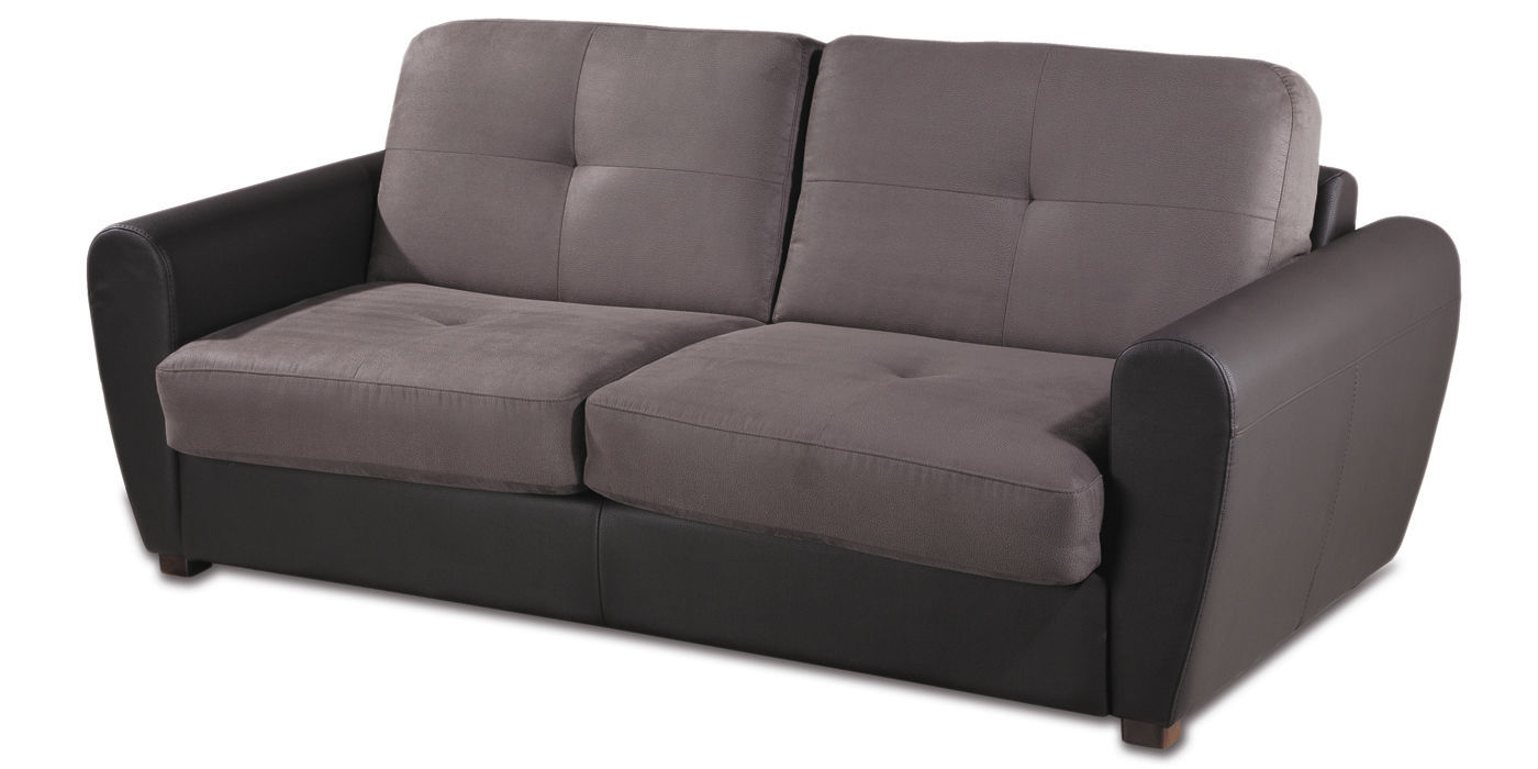 Sofá-cama - CLUB - Gamamobel - clássico / em couro / multicores