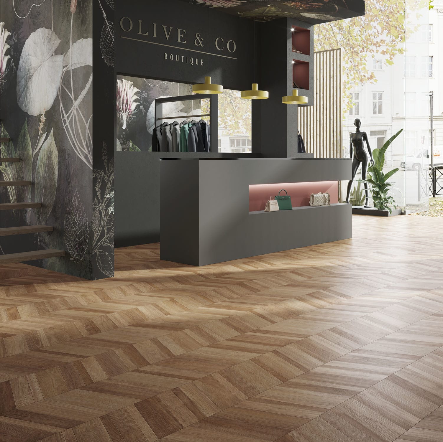 Piso laminado em madeira - EARTH - Swiss Krono / GRAND selection - flutuante / efeito de madeira ...