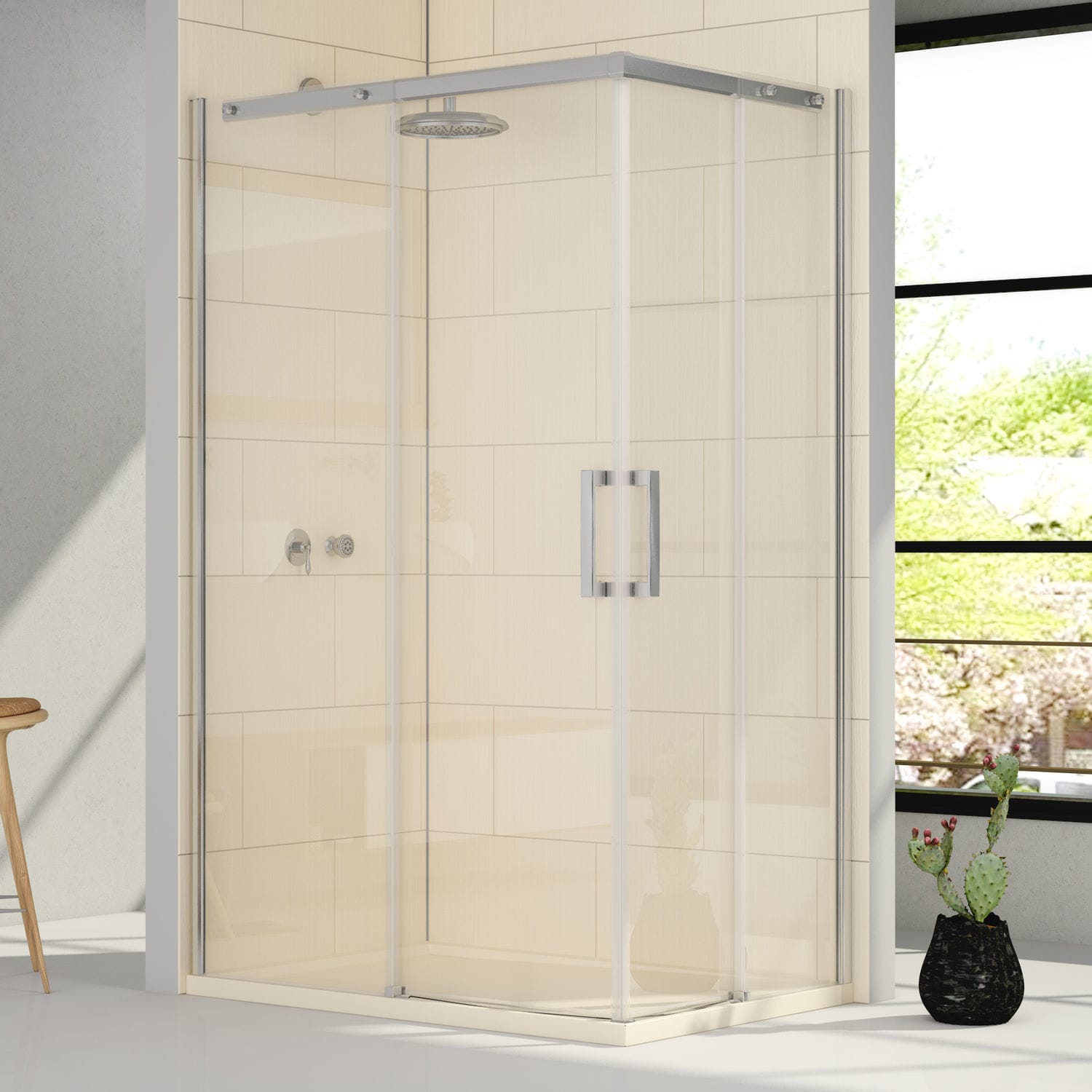 Box de banheiro de correr - S.5000 CU - Mundilite - retangular / de ...