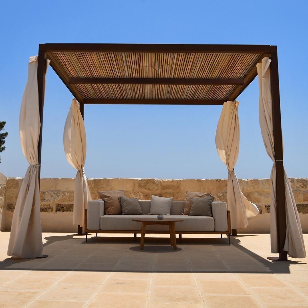 Pérgola em bambu - Beach - SPRECH S.r.l. - em alumínio / em ...