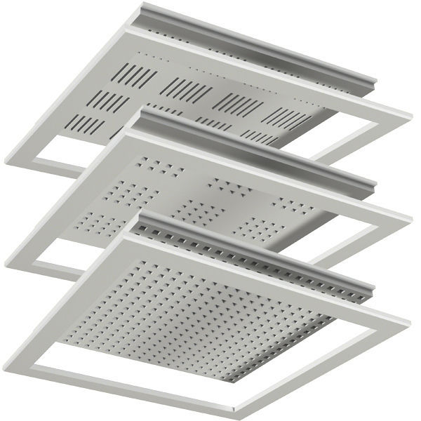 Alçapão para teto falso - GYPTONE® ACCESS BASE - Placoplatre - quadrado ...