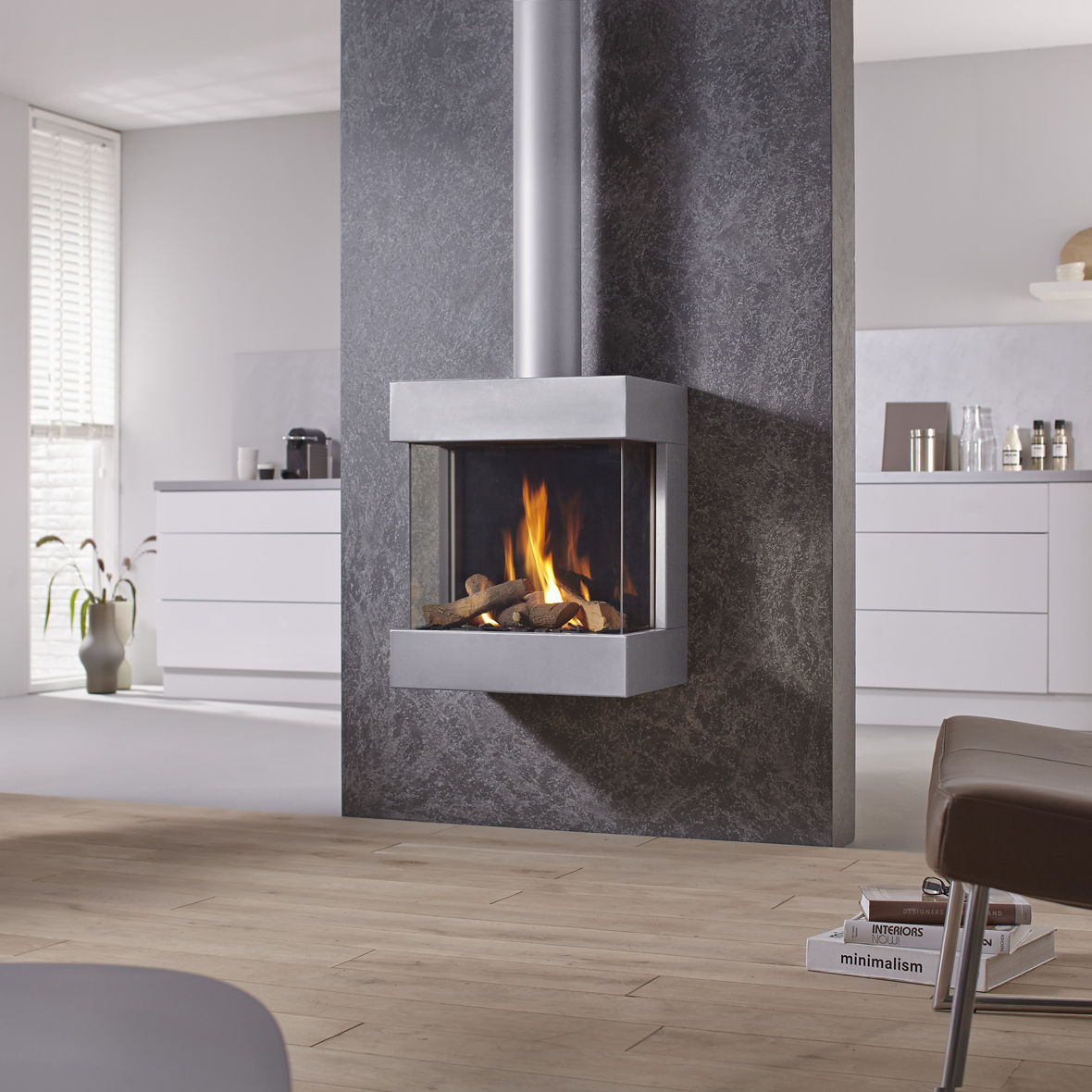 Salamandra a gás - DRU - Diablo Next - DRU - 0–5 kW / de parede / com 3 ...