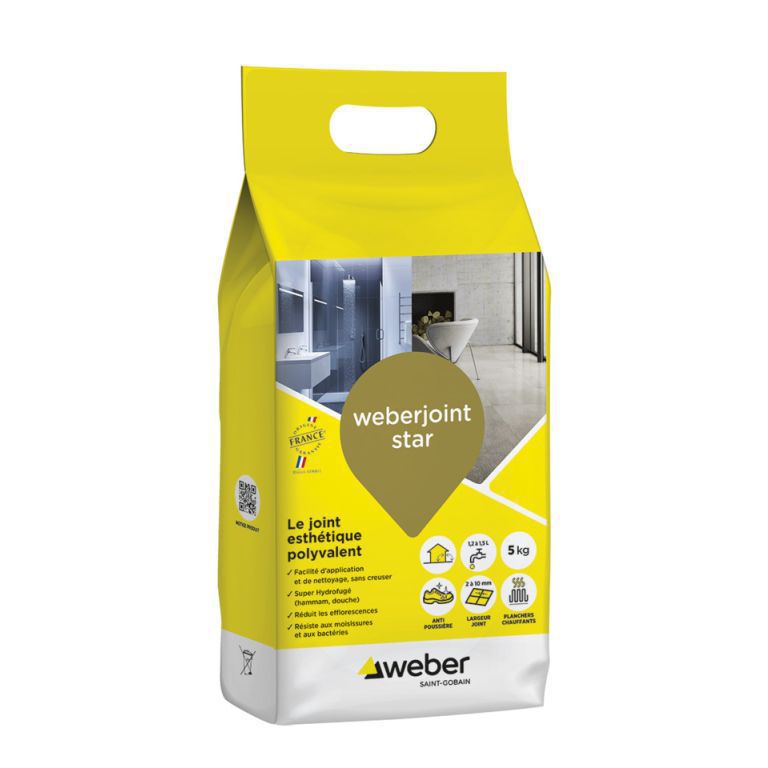 Argamassa de selagem de juntas - WEBERJOINT STAR - Weber Industries ...