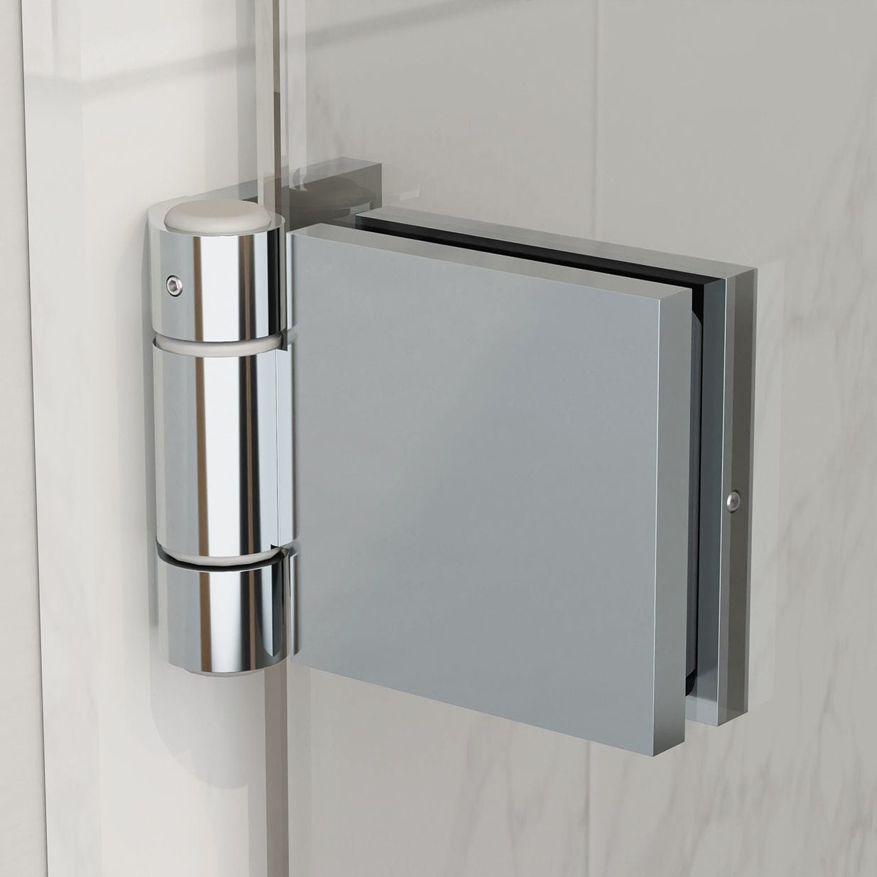 Dobradiça para porta de vidro - GSF Design - para porta de box de ...