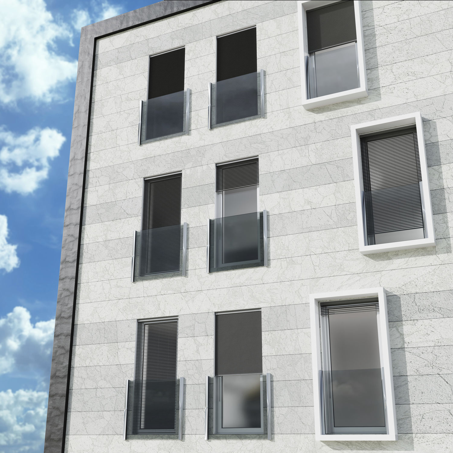 Guarda-corpo em vidro - JULIET - GFS Design - com painéis de vidro / para ambiente externo ...