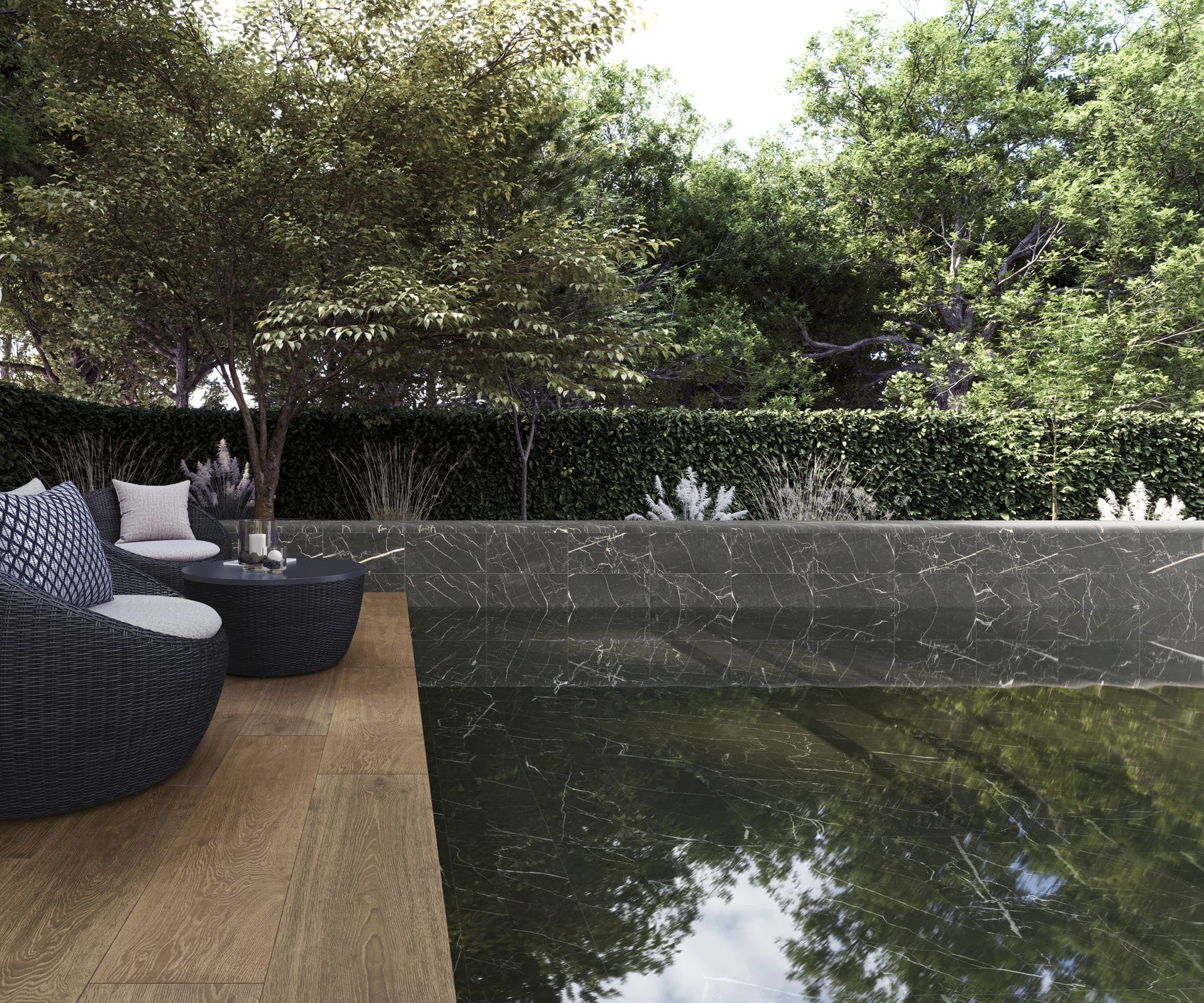 Placas de revestimento em clínquer - PORTOFINO - Gresmanc - para ambiente interno / para ...