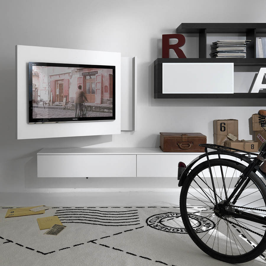 Suporte de parede para TV contemporâneo - FREE - Fimar Srl - giratório ...