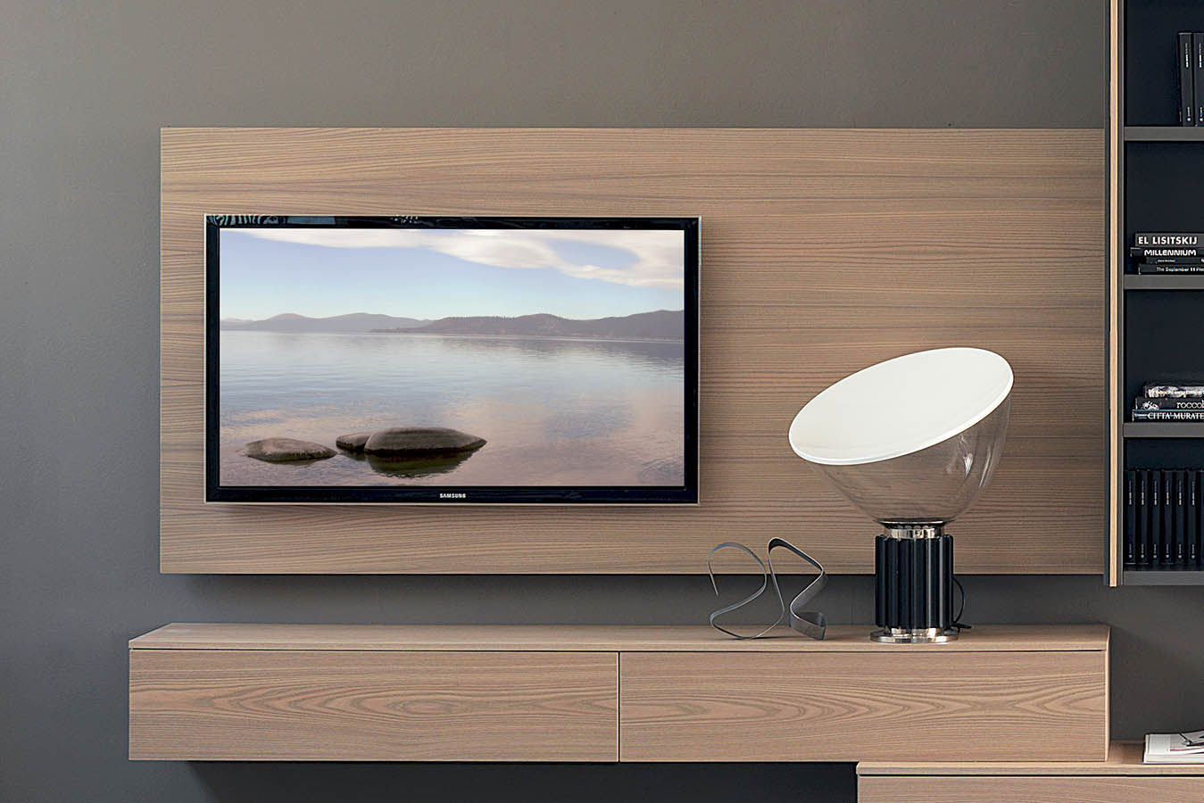 Suporte de parede para TV contemporâneo - WIDE - Fimar Srl - giratório ...