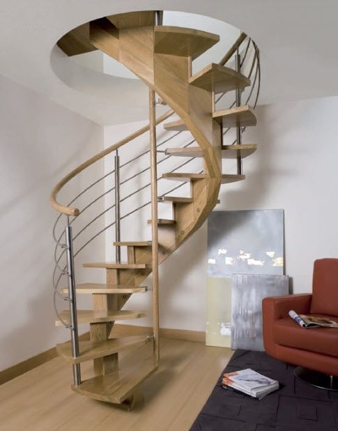 Escada curva - NEBBIOLO - EIMA - com degraus em madeira / com estrutura ...