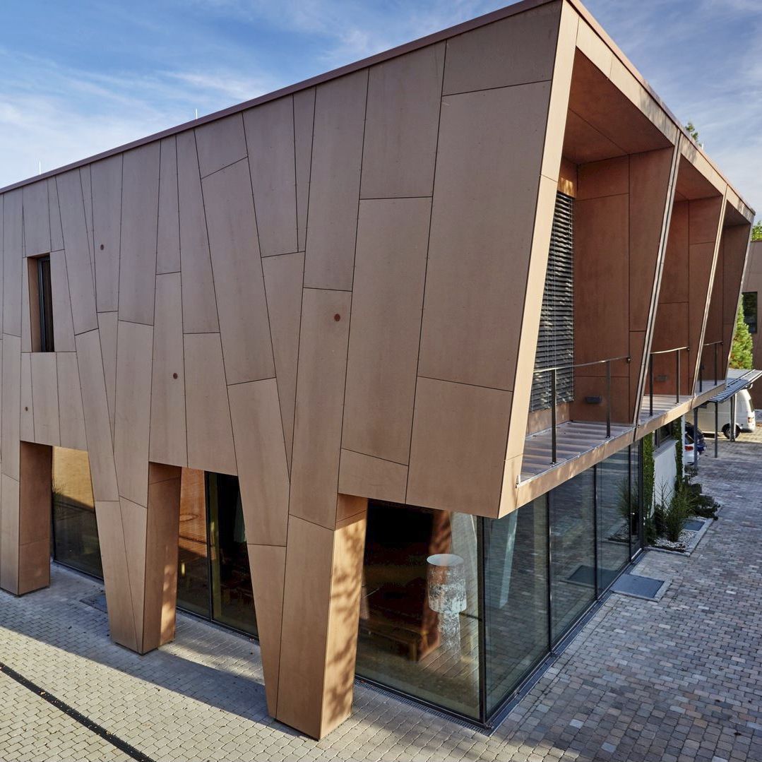 Revestimento de fachada em painéis - ROCKPANEL NATURAL - Rockwool B.V. / Rockpanel - em réguas ...