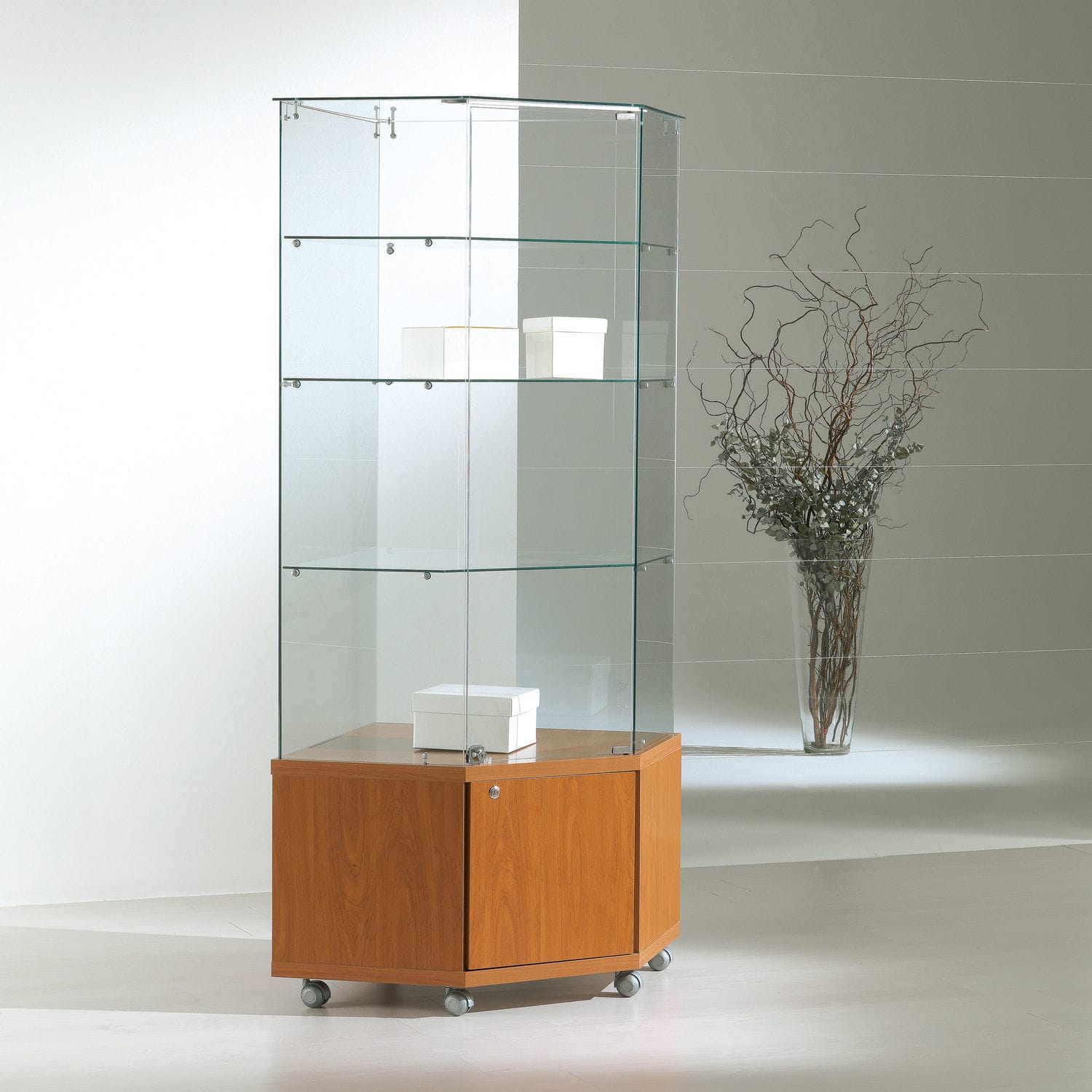 Vitrina contemporânea - 7/18M - Italvetrine - freestanding / em vidro ...