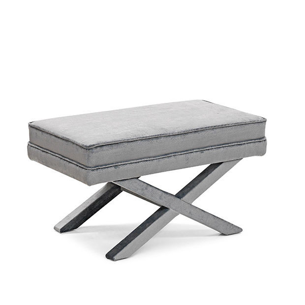 Puff contemporâneo - TIJERA - MANUEL LARRAGA - em tecido / em madeira ...