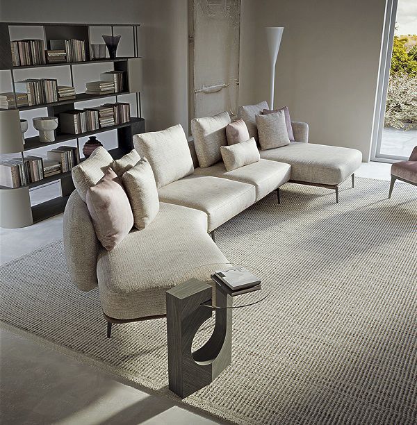 Sofá modular - DI56 SIRIO - CARPANELLI - contemporâneo / para sala / em tecido