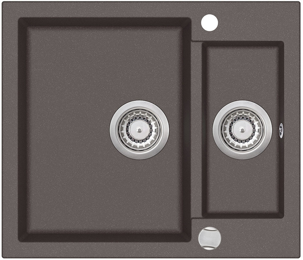 Pia com 2 cubas - TESA SQT150 - Aquasanita - sem escorredor / em ...