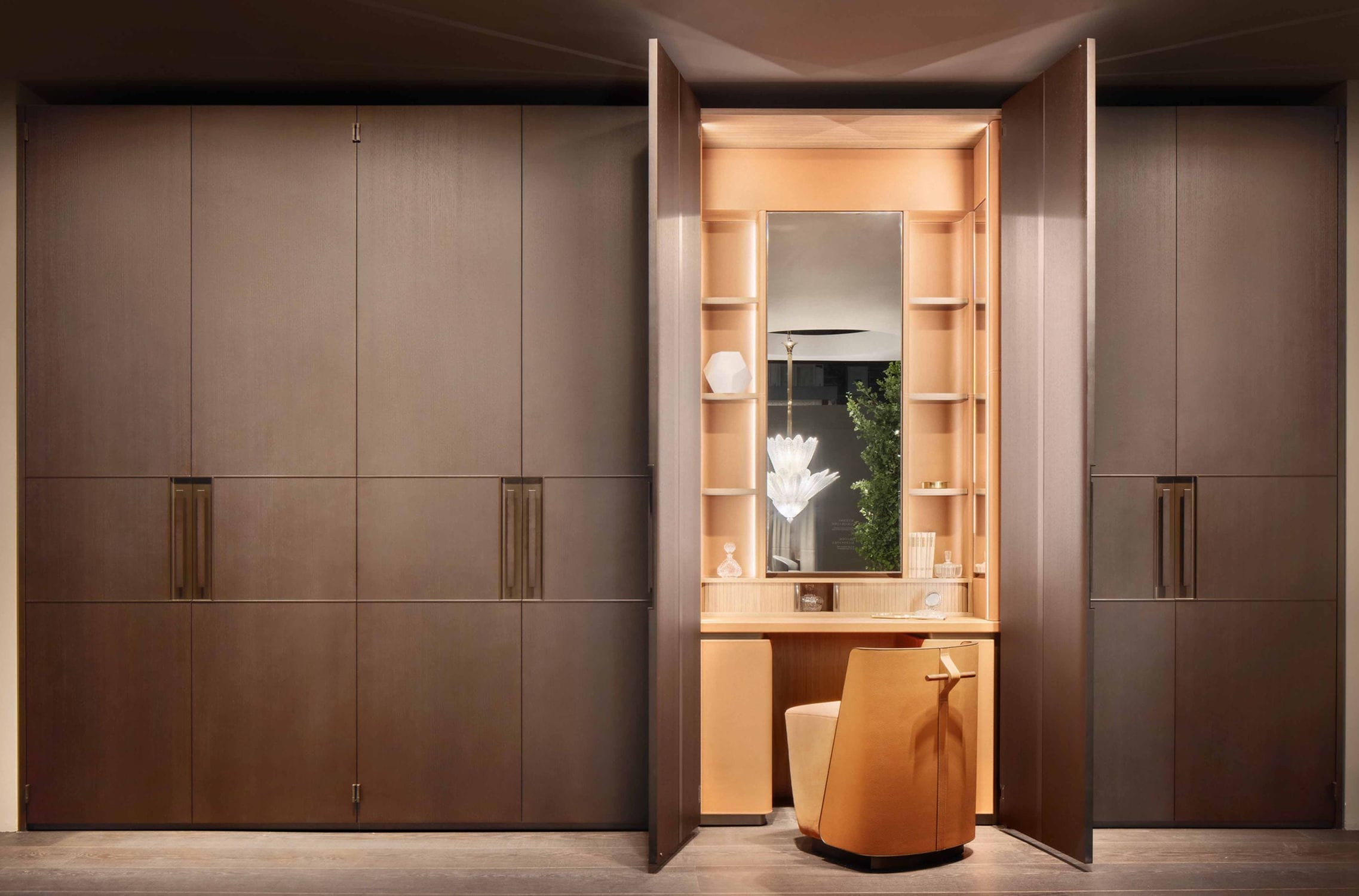 Guarda-roupa contemporâneo - EUREKA - LEMA Home - em madeira / em couro ...