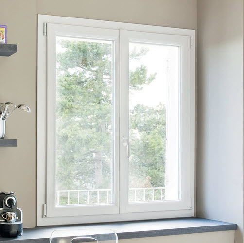 Janela em PVC - CYBEL - Millet - de abrir / oscilobatente / projetante