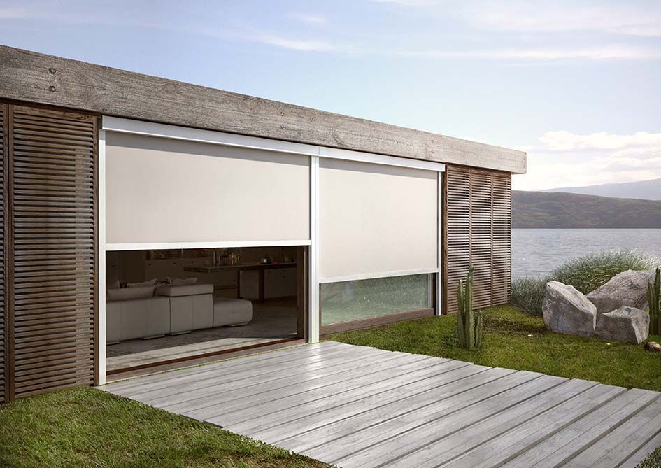 Persiana rolô - SCREENY 110 GPZ TENS T - KE Outdoor Design - em lona ...