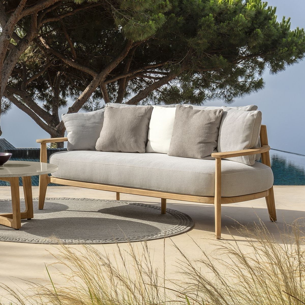 Sofá contemporâneo - EVER - TALENTI - para ambiente externo / em tecido ...