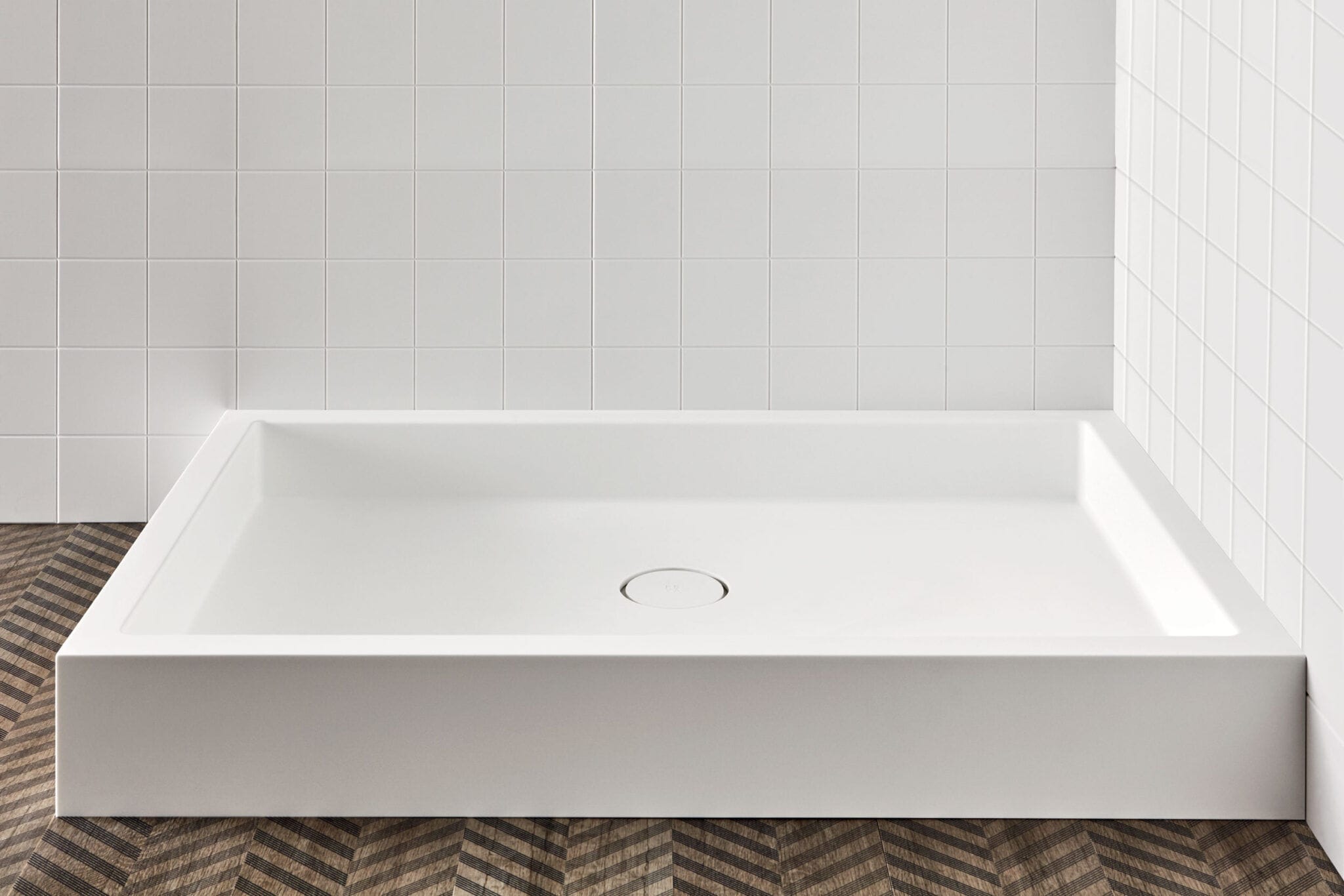 Piso de box retangular - High - Rexa Design - de sobrepor / em Corian ...