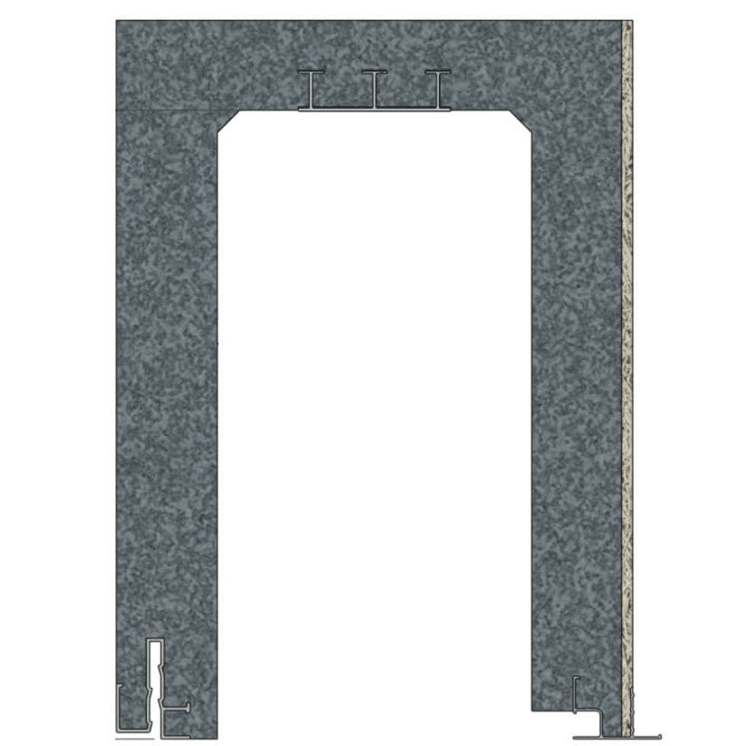 Lintel com caixa em poliestireno - BSO 23 H 32 - FIXOLITE - para ...