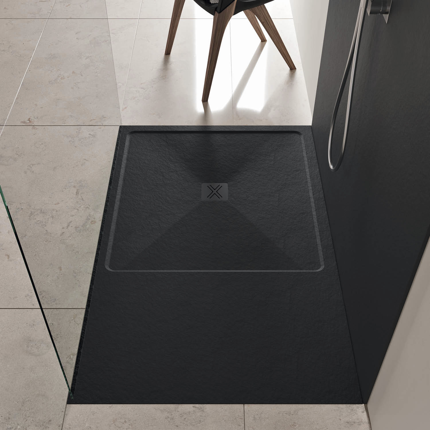 Piso de box retangular - LAGO PLUS - Relax srl - de sobrepor / de ...