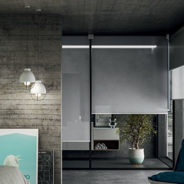 Persiana rolô - ROLL UNO - TAO DESIGN - para janela / metálica / motorizada