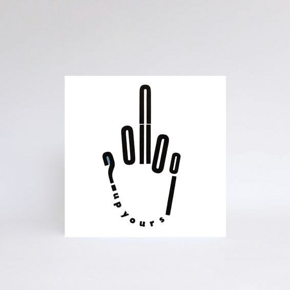 Gravura impressa em papel - UP YOURS - THELERMONT HUPTON ...