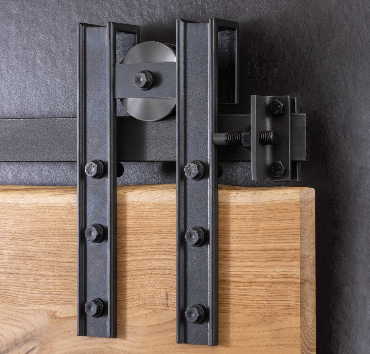 Sistema deslizante metálico - SB.0004 - MWE Edelstahlmanufaktur - para porta