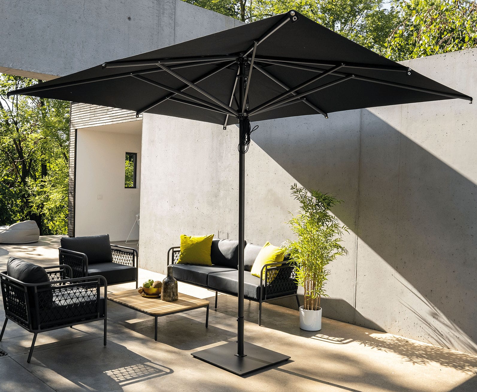 Ombrelone quadrado - Napoli Standard - Scolaro - retangular / octogonal ...