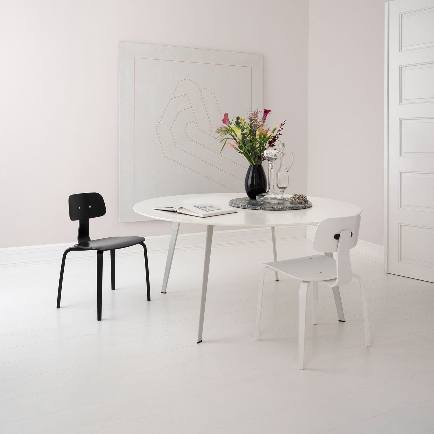 Mesa de jantar contemporânea - JW120 - Montana Furniture - em carvalho ...