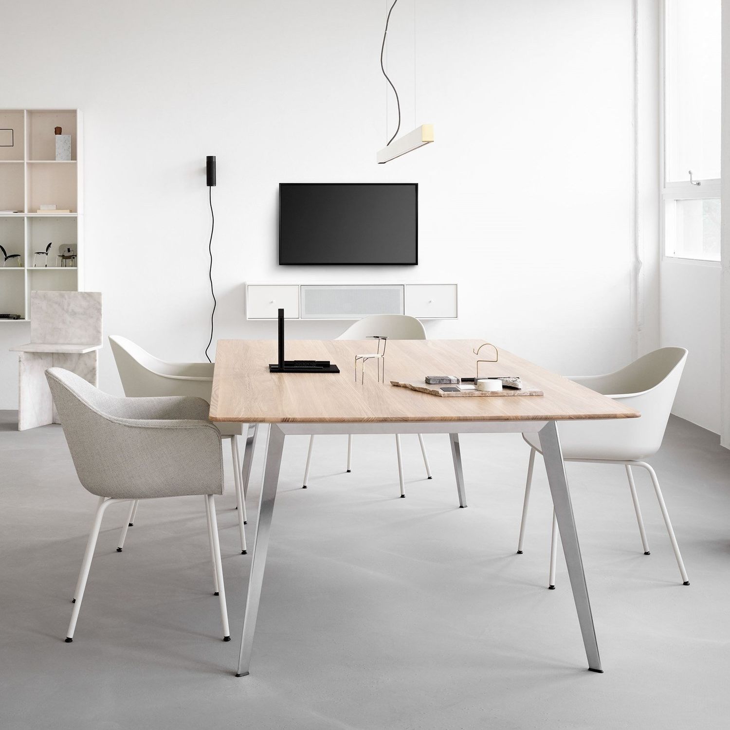 Mesa de jantar contemporânea - JW2010 - Montana Furniture - em carvalho ...