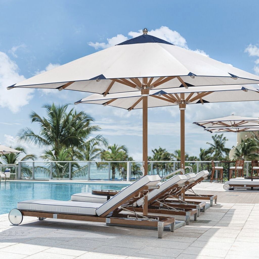 Ombrelone quadrado - OCEAN MASTER MAX NAUTICAL - TUUCI - retangular ...