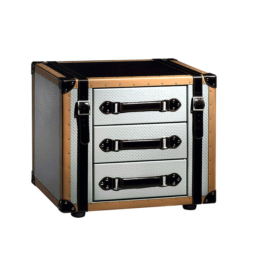 Criado-mudo contemporâneo - TRAVELER - Colección Alexandra - em couro ...