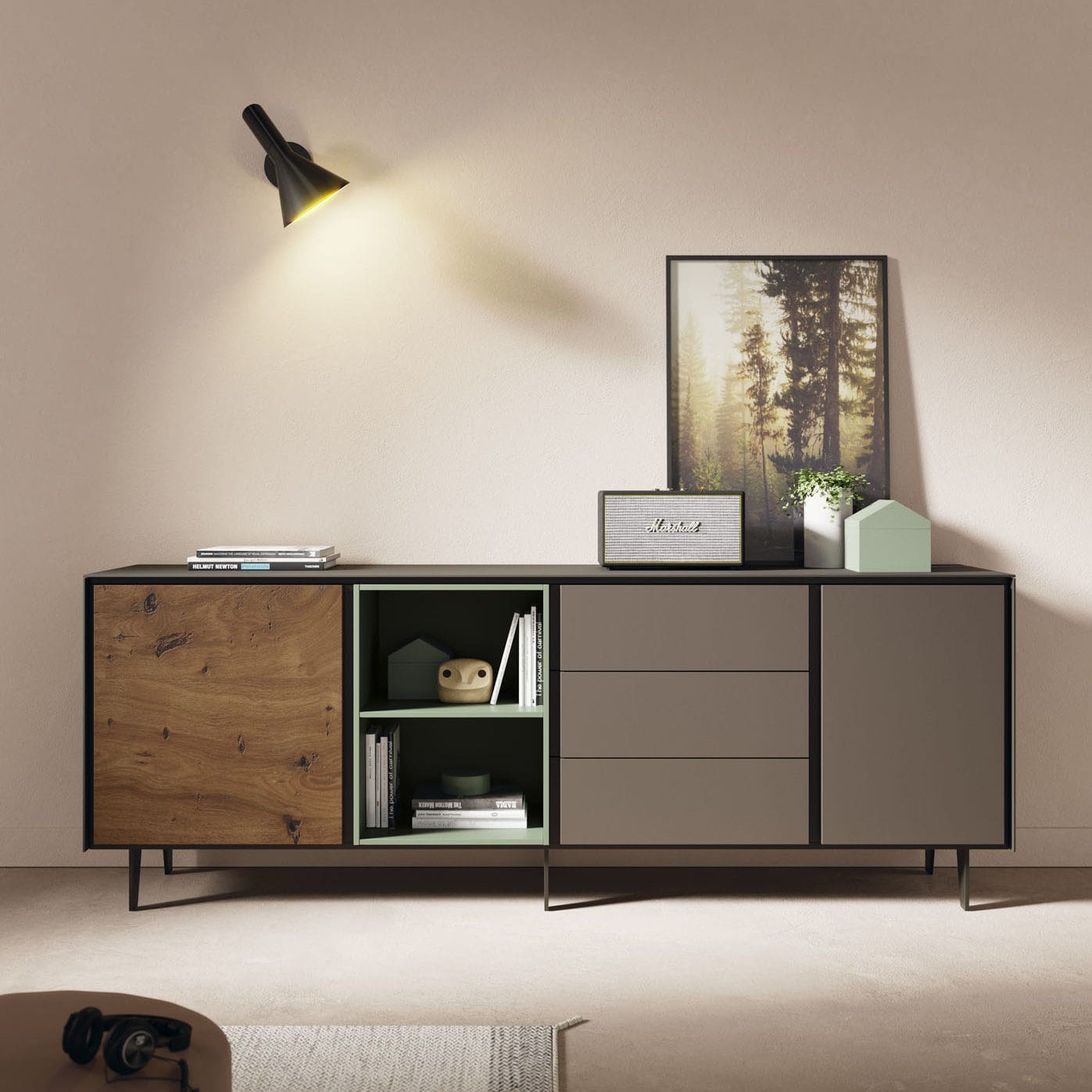Buffet aparador contemporâneo - BOOK 24 - VIVE - MUEBLES VERGE S.L ...