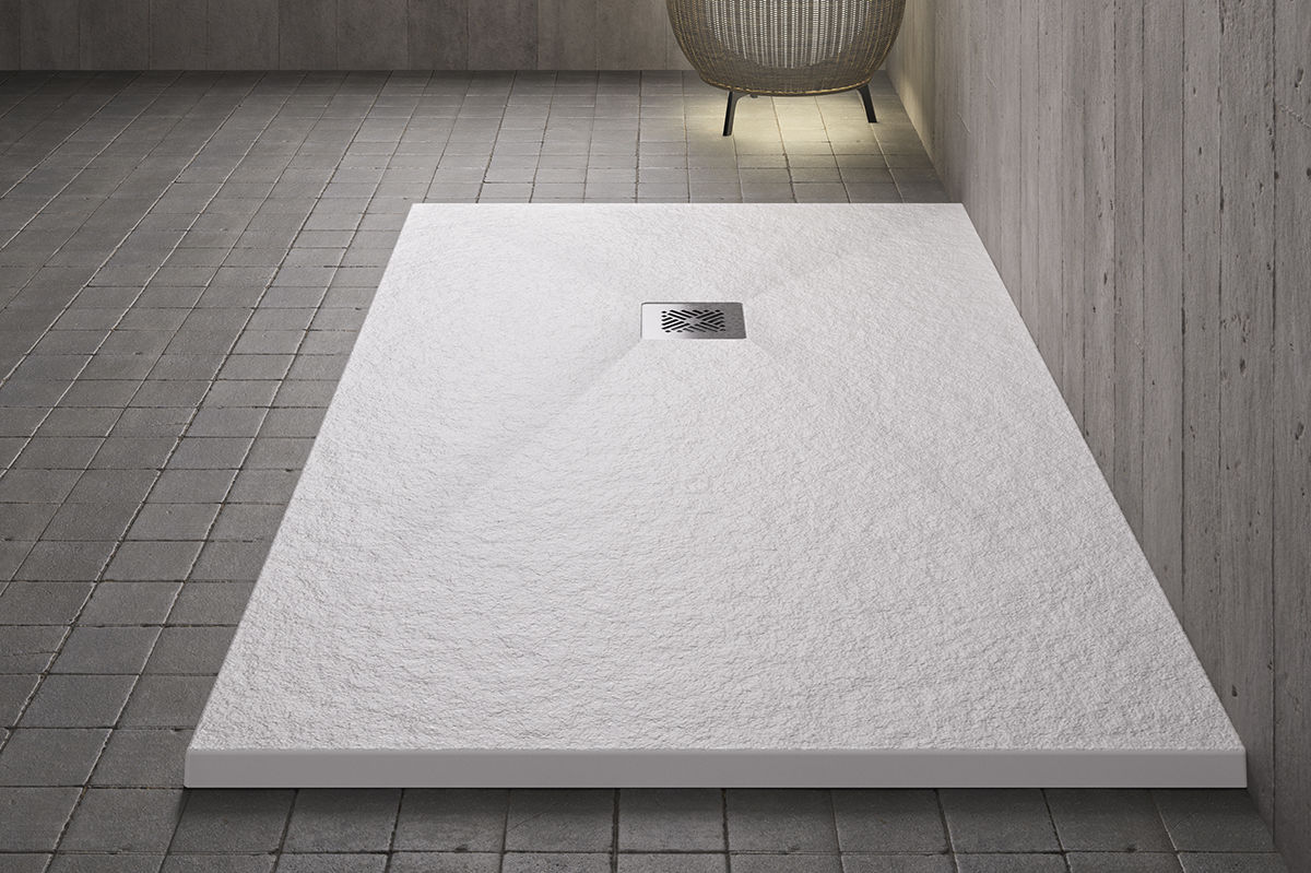 Piso de box retangular - QUANTUM - Ceramicas Gala - elevado / de resina ...