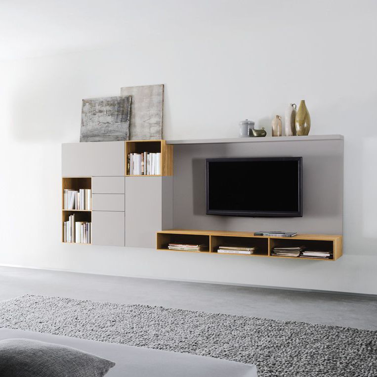 Móvel de parede contemporâneo para TV - CUBO 687 - Sudbrock - em ...